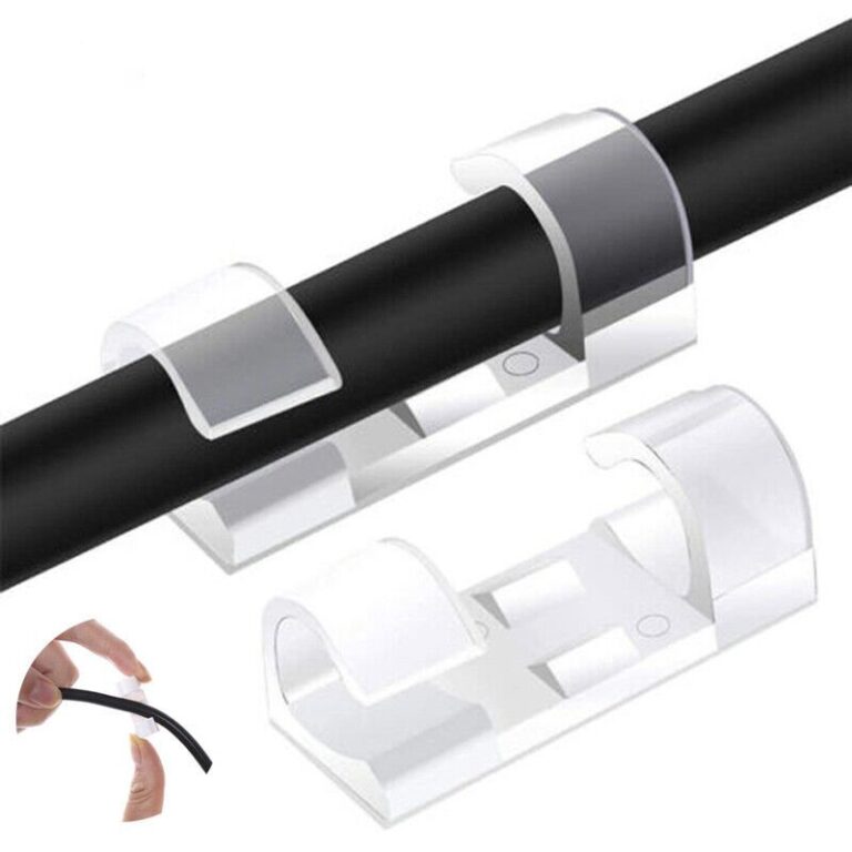 Attaches Cable Adhésif 20 pièces - Bricaillerie