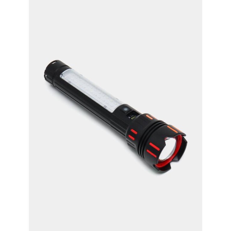 Torche rechargeable étanche avec LED latérale GM - Bricaillerie