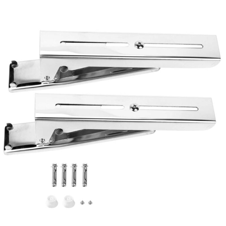 Support Micro-ondes Inox Réglable Pliable - Bricaillerie